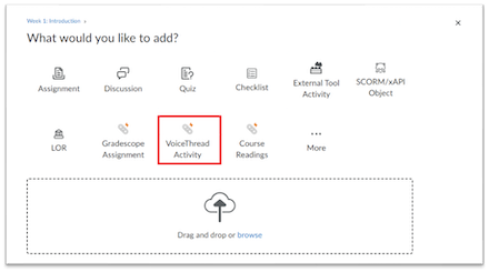Add VoiceThread to Your Brightspace Course - Centre for Teaching and ...