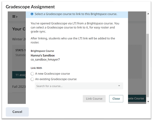 Linking Gradescope to Brightspace - Centre for Teaching and Learning ...