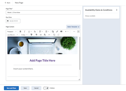 Using HTML Templates - Centre for Teaching and Learning - Western ...